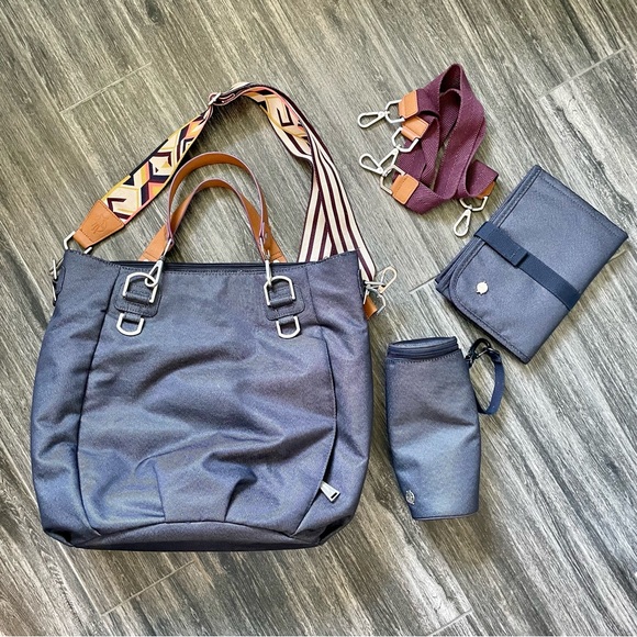 Lässig | Bags | Lassig Green Label Mix N Match Diaper Bag Dark Blue ...